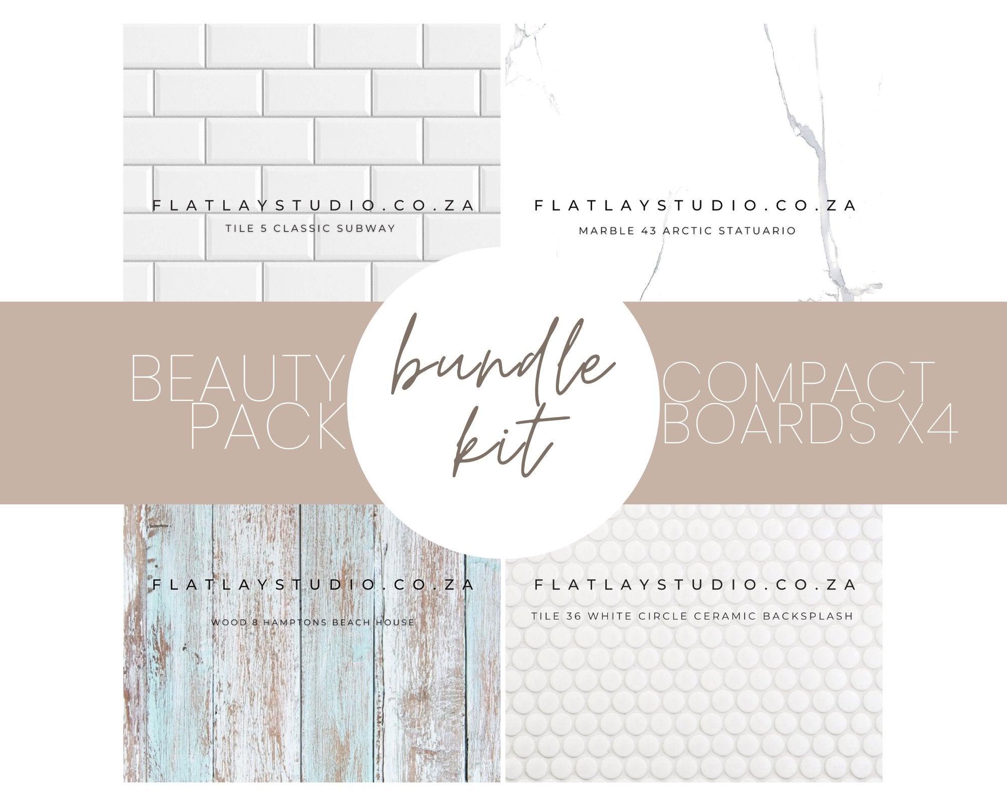 Easy Beauty Bundle Pack - Compact Boards x4 – FlatlayStudio
