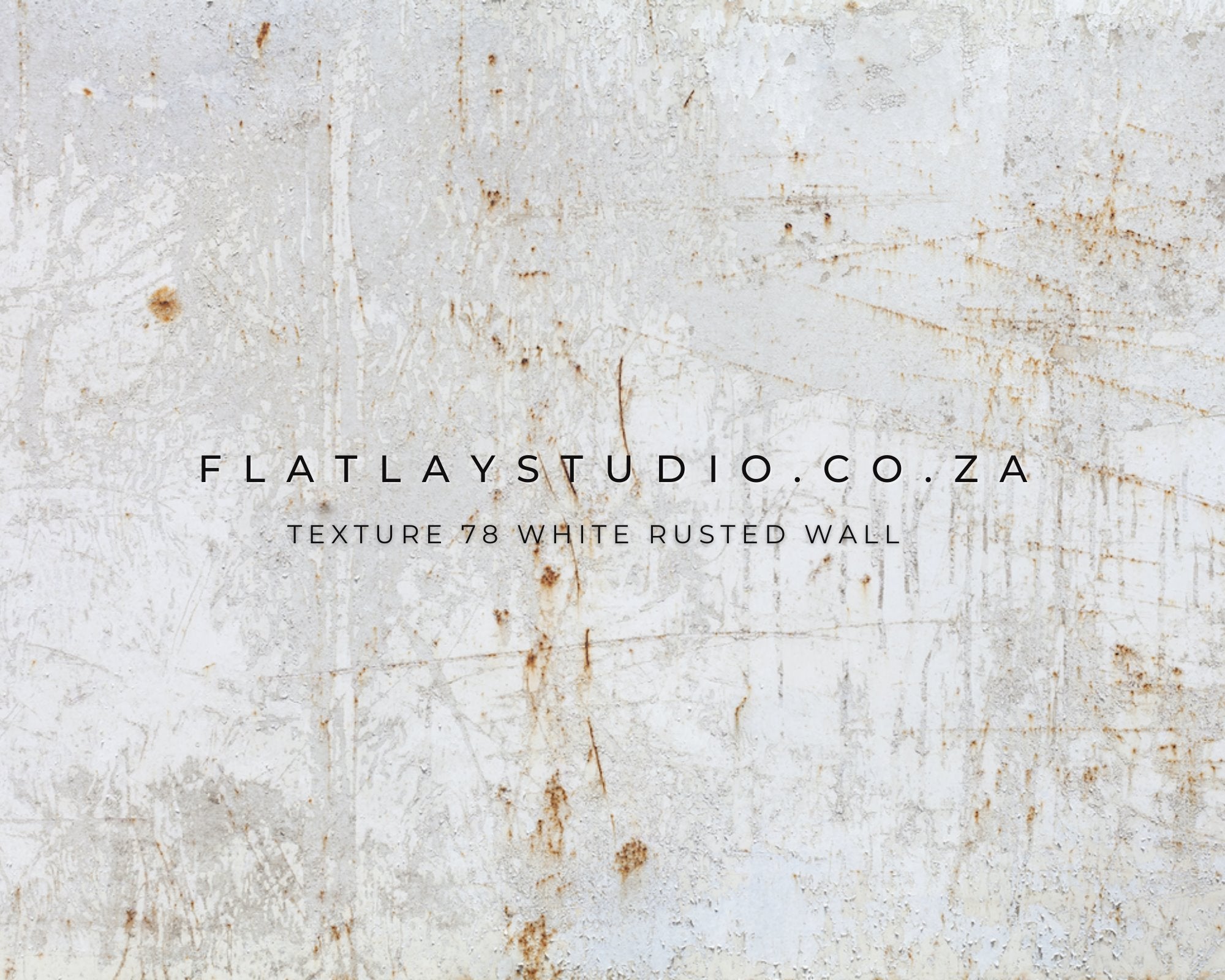 Banner - Texture 78 White Rusted Wall – FlatlayStudio
